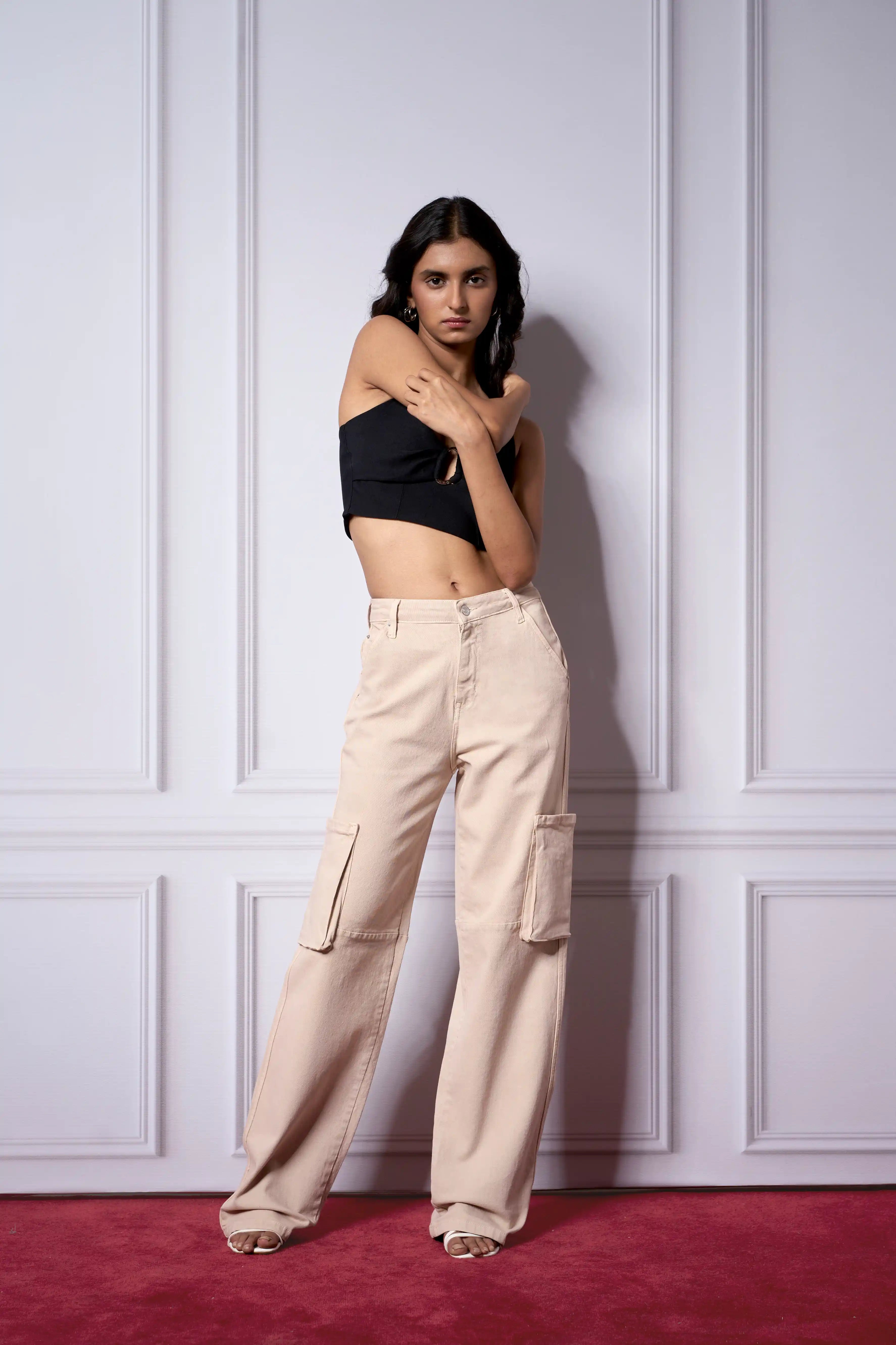 Beige Cargo Denim – Bluer